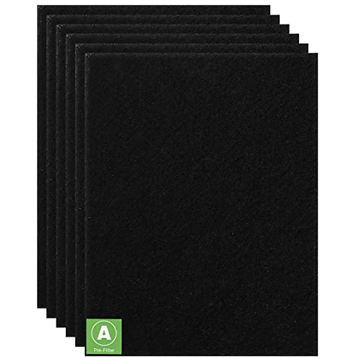 HRF-A300 Pre Filter A Replacement for Honeywell HEPA Air Purifier HPA300 Series, Funmit 6 Pack Precut Activated Carbon Pre Filter Compatible with Honeywell Air Purifier Prefilter A