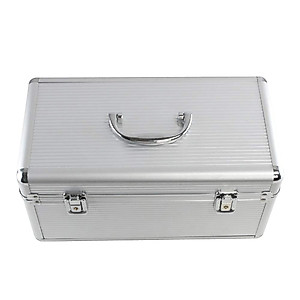 2.5" / 3.5" IDE SATA HDD Aluminum & EVA Protection Suitcase，Suitcase for 8 x 3.5 & 6 x 2.5 inch Hard Drive