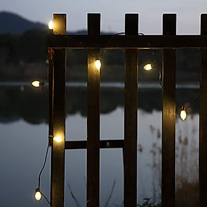 BORT 25 Pack C9 LED Replacement Light Bulb, C9 LED Bulbs for Christmas Outdoor String Lights, E17 Intermediate Base, Commercial Grade Holiday Bulbs Warm White 2700K