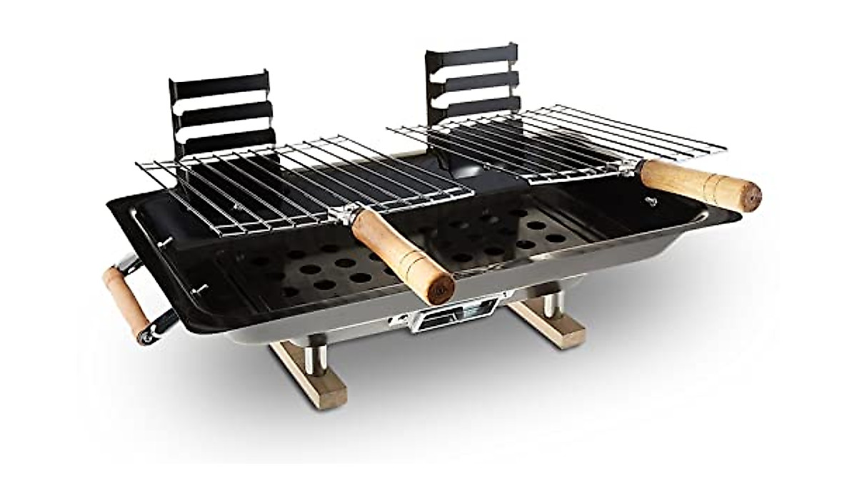 Portable Tabletop Hibachi Grill - Indoor/Outdoor BBQ & More