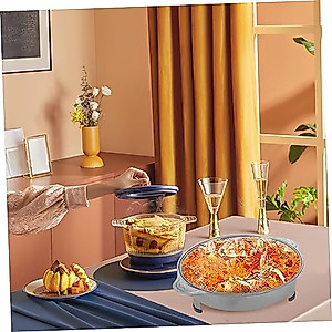 YARNOW Buffet Food Holder Flat Buffet Tray Rectangular Buffet Serving Plate Stainless-Steel Plate for Buffet Grilled Fish Plate Food Rack Chafing Dish Dining Table Metal Stainless Steel