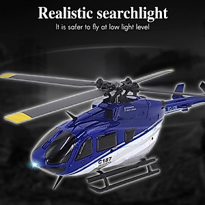 GoolRC Remote Control Helicopter 2.4GHz Remote Control Drone RC Helicopters 6-axis Gyroscope Stabilization Aileronless One-key Take-off Landing Altitude Hold Toy Gift for Adults with 2 Batteries