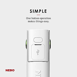 EdisonBright NEBO PAL-360 3-in-one Power Bank,Light and Fan NEB-WLT-0027 LED Reading Light