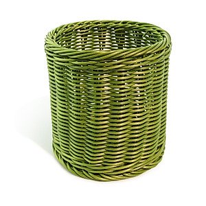 Colorbasket Hand Woven Waterproof Utensil Basket (Green)