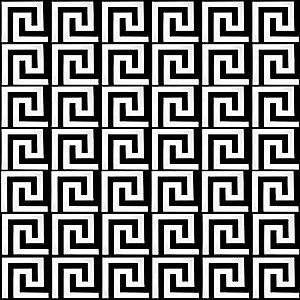 24 Pcs Wall Geometric Greek Mirror Stickers Removable Acrylic Geometric Greek Key Wall Decals Peel and Stick Art Adhesive Mirror Stickers for DIY Home Living Room Bedroom Decor (Silver, 24 Pieces)