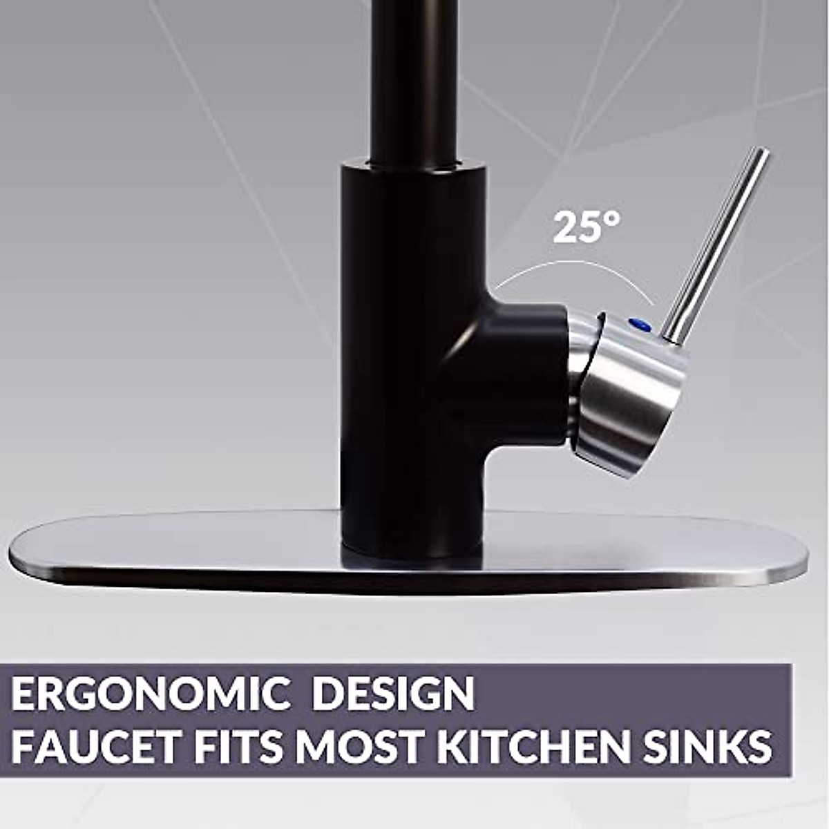 Westbrass KS18A-1220 21" Commercial Kitchen Faucet with Dual Function Open Coil Pull Down Sprayer and 1-Lever Handle, Oil Rubbed Bronze/Stainless Steel