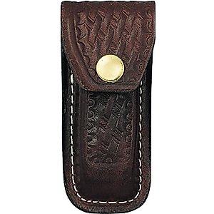 Sheath Swiss Army Belt Sheath, Large, Brown, Basketweave SH248