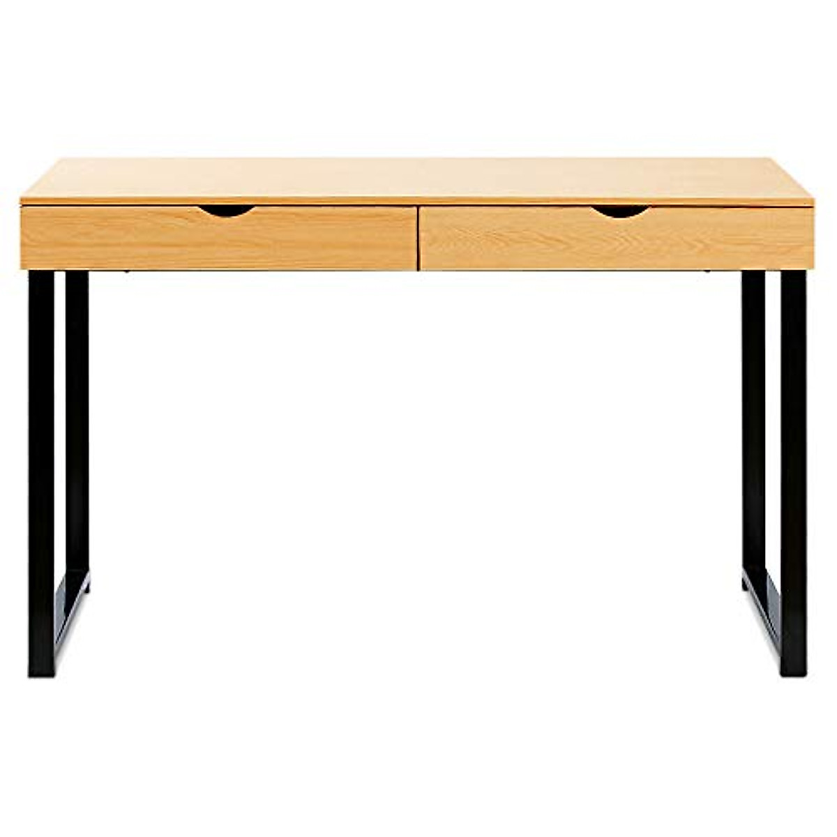 NDGDGA Desktop Computer Desk with Drawers for Small Spaces, Modern Home Office Laptop Table, Multipurpose Gaming Writing Study Computer Table Wooden Workstation (Yellow, 47.2 x 20.5 x 29.5 inches)