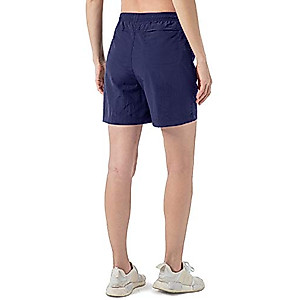 NAVISKIN Women's 5" Shorts Outdoor Hiking Paddling Board Shorts UPF 50+ Quick Dry Short Navy Size M