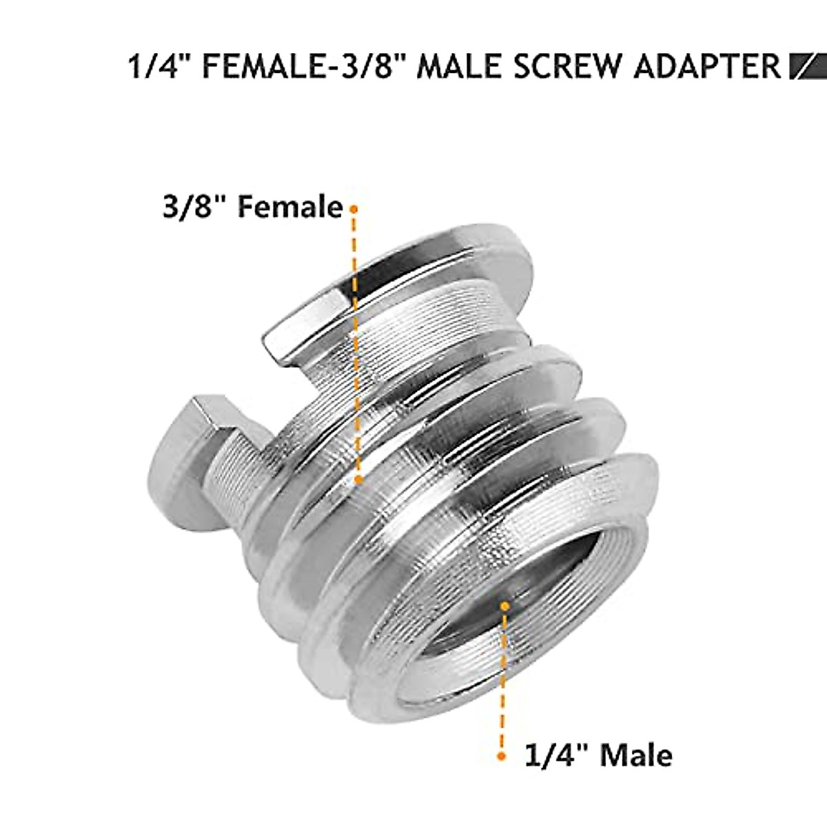 Frgyee 12 Pcs 1/4" 3/8" Light Stand Adapter, Tripod Screw Adapter Converter for DSLR Camera Tripod, Shoulder Rig, Flash Light Stand, Camera Cage, Lighting Equipment, LED Panel, GoPro Tripod Mount