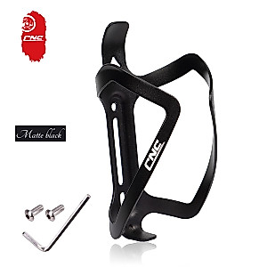 CNC Bike Water Bottle Holder, 2-Pack Bike Water Bottle Cage for Road Bike/Mountain Bike，Black