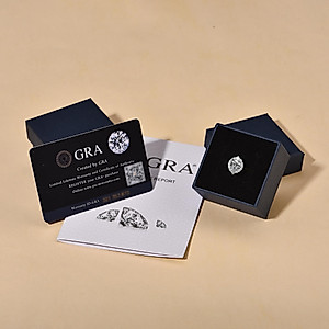 LAVALE Moissanite Engagement Rings for Women, 1.2 CT Lab Created Diamond Promise Rings 18K White Gold Vermeil Knife Edge Moissanite Solitaire Rings for Women Wedding Gifts