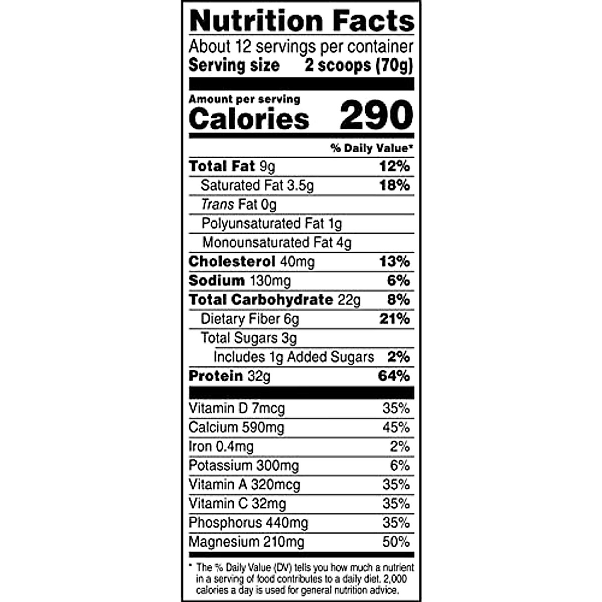 Muscle Milk Genuine Protein Powder, Cookies 'N Crème, 1.93 Pounds, 12 Servings, 32g Protein, 3g Sugar, Calcium, Vitamins A, C & D, NSF Certified for Sport, Energizing Snack, Packaging May Vary