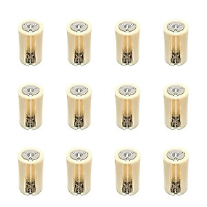 DSLRKIT 3AA(LR6) to D Size Parallel Battery Convertor Adapter Holder (Pack of 12)