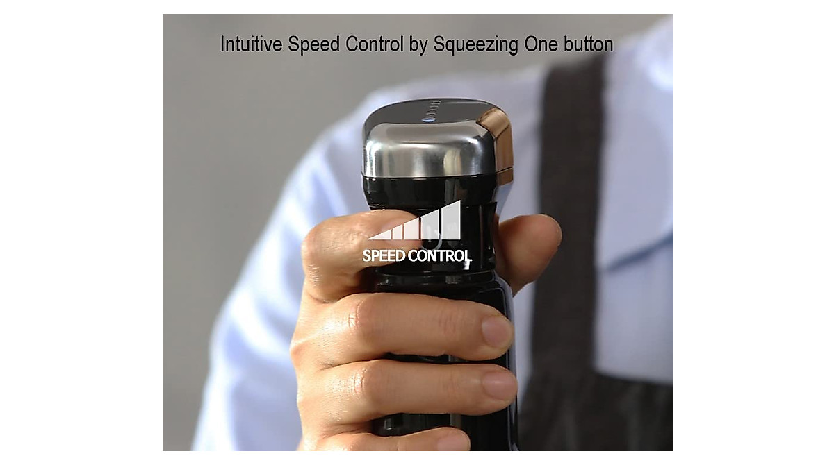 TOKEBI Cordless Hand Blender - Powerful 5-Speed Immersion