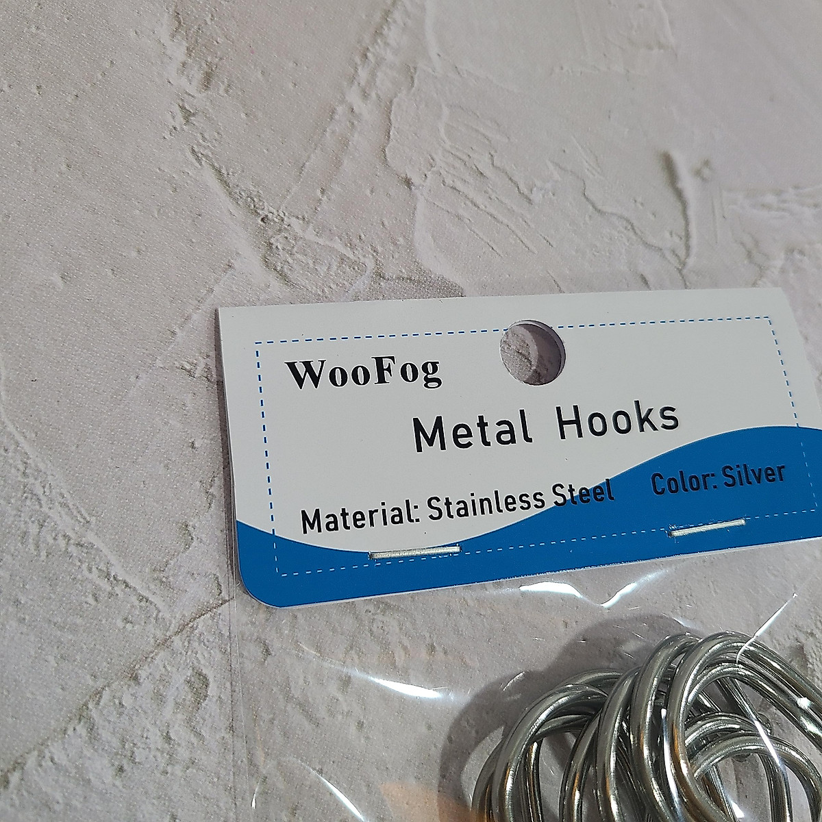 WooFog Metal Hooks, S Shaped Stainless Steel Hooks Metal Hanging Hooks Curtain Hooks Pan Pot Holder Rack Hooks for Hanging Pot, Pan, Cups, Plants, Bags, Jeans, Towels (Silver)