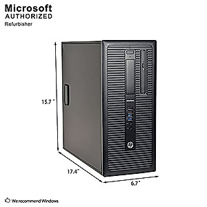 HP EliteDesk 800 G1 Small Form Business High Performance Desktop Computer PC (Intel Core i5 4570 up to 3.9GHz, 16G RAM, 120G SSD+1T HDD, DVD-ROM, WiFi, DP, Windows 10 Professional) (Renewed)