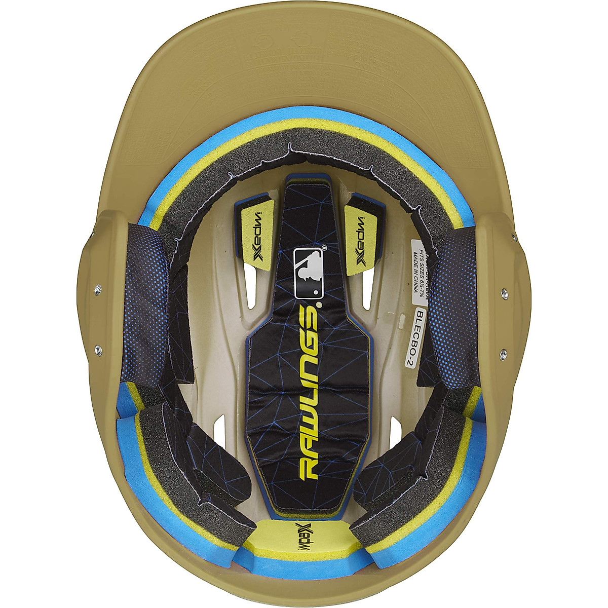 Rawlings | MACH Batting Helmet | Matte Vegas Gold | Junior (6 3/8" - 7 1/8")