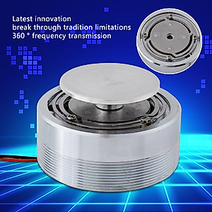 Resonance Speaker,1Pcs 50MM 2Inch All Frequency Resonance Speaker Vibration Strong Bass Louderspeaker for Equipment Sound Playback and Sound Expand (4Ω,25W) (1)