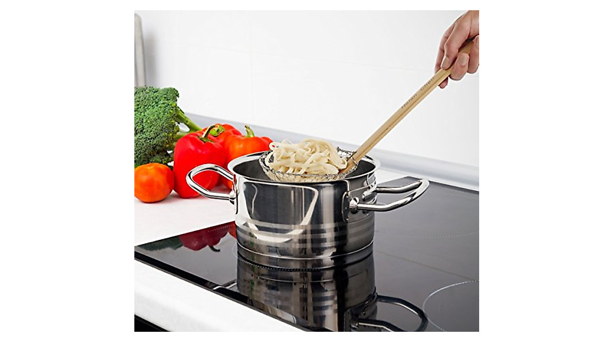 Helen's Asian Kitchen 5-Inch Stainless Steel Spider Strainer