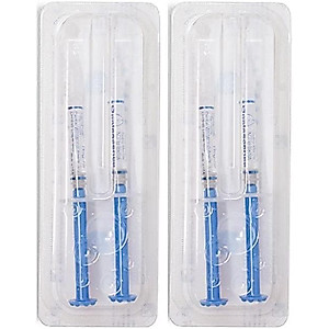 Opalescence 20% Teeth Whitening Refill Kit (2 Packs / 4 Syringes) Carbamide Peroxide. Made by Ultradent, Unflavored. Tooth Whitening Refill Syringes - B-5402-2