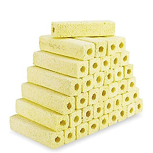 hygger 6.2-Inch Long Aquarium Bio Media Ceramic Filter Media Blocks for Sump Tank Pond Saltwater Aquarium Fish Tank Biological Media (7.9 lbs,40-Pack)