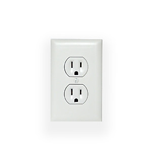 Minigadgets BBWIFIWALLOUTLET Wall Outlet with 1080P Wi-Fi Camera