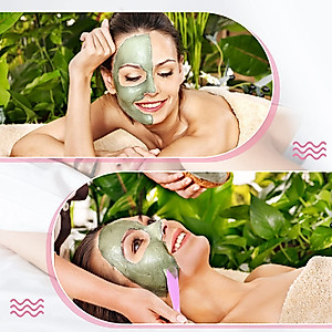 10 Pcs Plastic Cosmetic Spatula Jelly Mask Spatula Skincare Lotion Disposable Spatulas for Facials Face Mask Applicator Makeup Scoop for Facial Tools (Colorful)