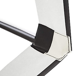 Sunnyglade 9' Patio Umbrella Outdoor Table Umbrella with 8 Sturdy Ribs (Black and White)