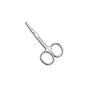 Fine Tip (Curved) Scissors 3.5 inch Extra Sharp Made from German Stainless Steel By ThreadNanny