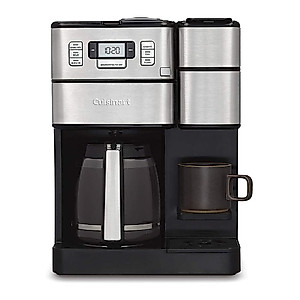 Cuisinart SS-GB1 2 IN 1 Coffee Center Grind and Brew Single Serve K Cups Bundle with 12-Count Colombian Roast Single Serve K-Cup and Tumbler Bundle (3 Items)