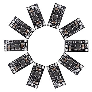 AITRIP 10PCS 1.5A Multi-Function Mini Boost Module Step Up Board 3.7V to 5V 8V 9V 12V Step Up Board with LED Indicato for DIY Electronic Voltage Moduler