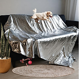 Pet Repeller Furniture Pad Sofa & Couch Mat, SILVER, 72"