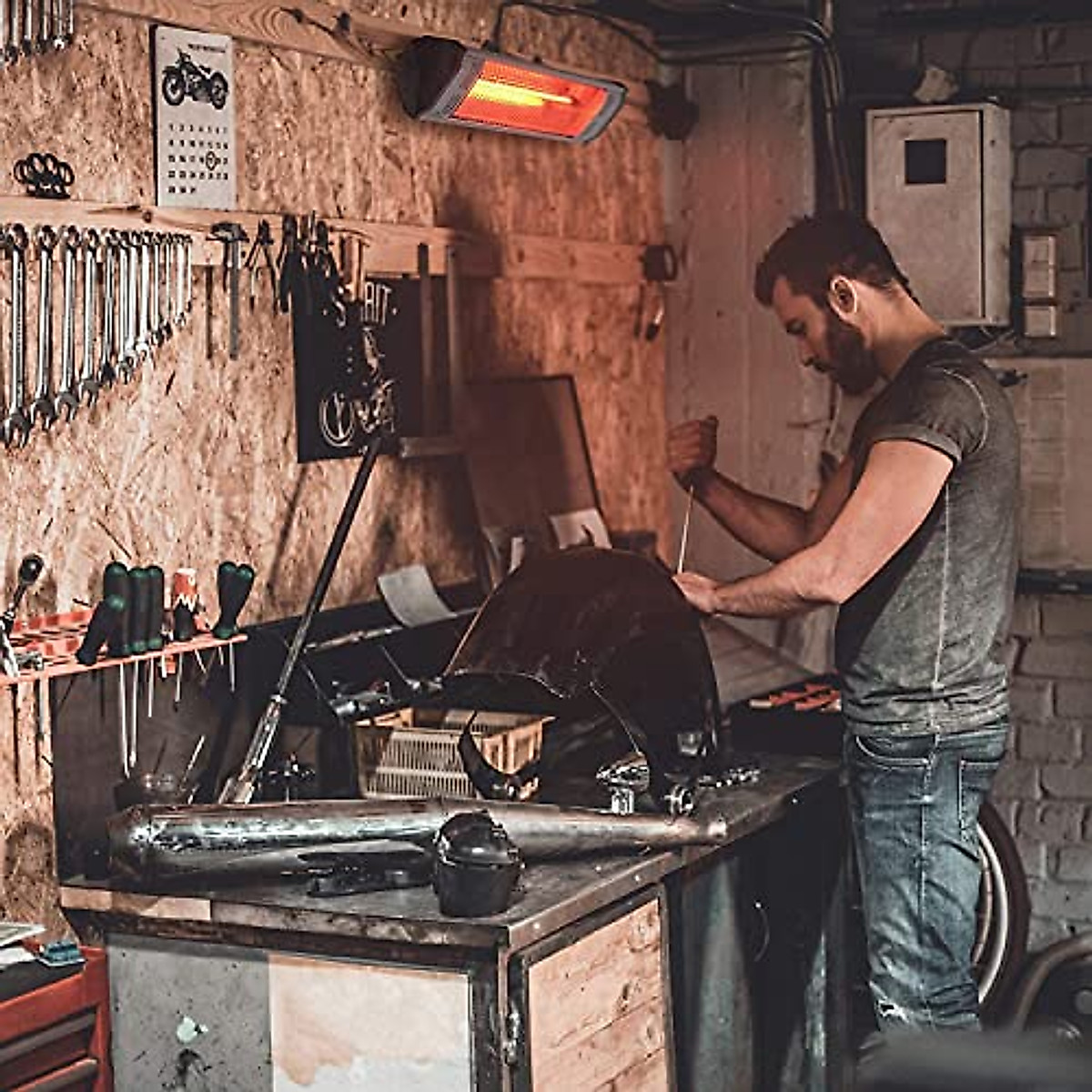 Heat Storm HS-1500-OTR Infrared Heater, 1500-watt