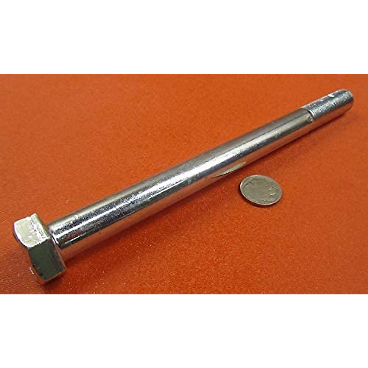 Grade 5 Zinc Steel Hex Bolts RH PT 5/8"-18 x 8.00" Length