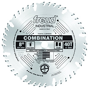 Freud LU84M008: 8" x 40T Combination Blade