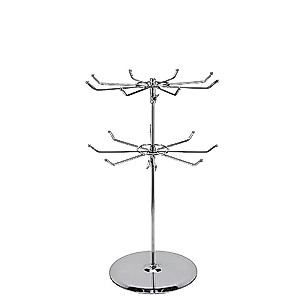 APL Display - Display Stand Jewelry Display Holder Retail Display Stand, 2 Tier Rotating Display Rack for Mall,Exhibition And Retail Store