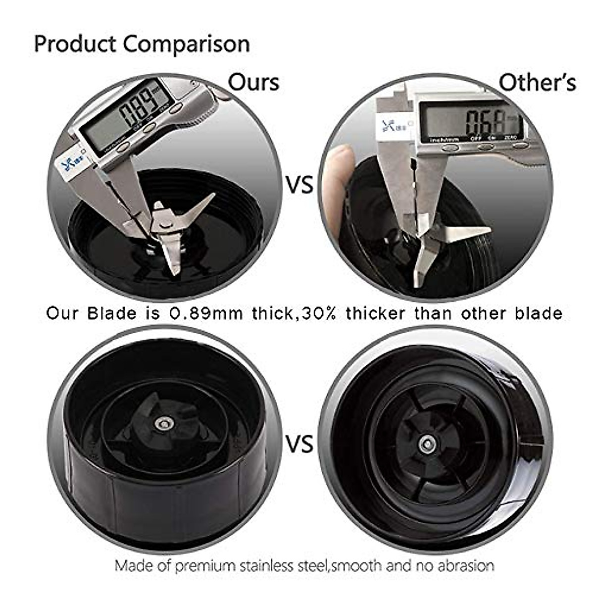 Blender Replacement Parts Extractor Blade Fit For 250W Magic Bullet Blender (MB1001)