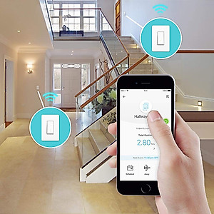 Kasa Smart 3 Way Switch HS210, Needs Neutral Wire, 2.4GHz Wi-Fi Light Switch works with Alexa and Google Home, UL Certified, No Hub Required , white