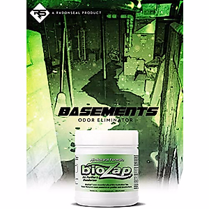 BioZap Air Purifier & Deodorizer (16-oz Jar) - Australian Tea Tree Oil Gel. Naturally Eliminates Odors in Basements, Crawlspaces, Gyms, Cars, Closets and More.