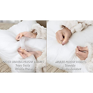 MIULEE Pillow Insert 12x20 Inch, Decorative Rectangle Throw Pillow Inserts, Premium Fluffy Pillow Forms Sham Stuffer for Sofa Couch Living Room