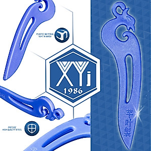 XYJ 50Pcs Knife Blade Tip Protector Plastic Knife Point Sleeves For Kitchen Chef Knives Knifehead Guard (Blue)