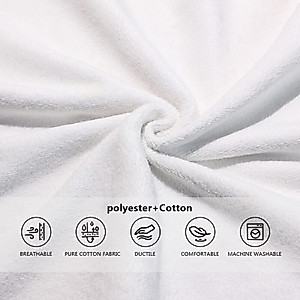 senya Kitchen Towels Peace Sign with Flowers - Kitchen Dish Towels - Reusable Cleaning Cloths - Polyester Cotton Towels(236na4a)