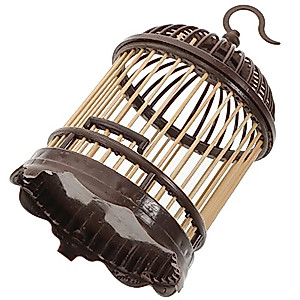 Alipis Wooden Grasshopper Cage Cricket Basket Natural Wood Insect House Reptile Feeding Box Small Insect Cage Hanging Cockroaches Cage Portable Insect Cage