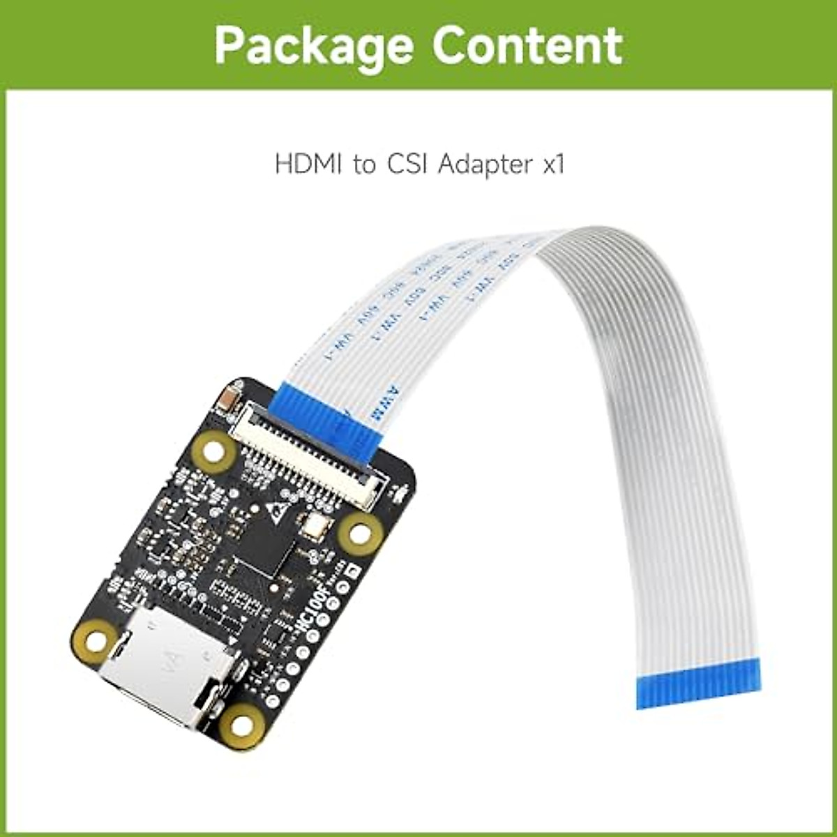Waveshare HDMI to CSI Adapter, Compatible with Raspberry Pi 4B/3B+/3B/Pi Zero/Zero, Support 1080p@30fps Support from HDMI Input Backward Compatible