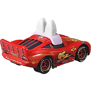 Disney Cars Toys Toys Lightning McQueen as Easter Buggy, Miniature, Collectible Racecar Automobile Toys Based on Cars Toys Movies, for Kids Age 3 and Older, Multicolor