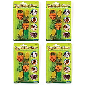 Ware Manufacturing Wood Vegetable Small Pet Chews (4 Pack)
