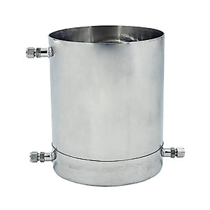 Stainless Steel 10" Condensing Coil Bucket- SS304- Various sizes- 1/2", 1/4" - USAlab