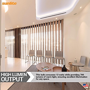 Sunlite PLD13/E/SP41K Compact Fluorescent PLD 4-Pin Double U-Shaped Twin Tube, 13 Watts, 120 Volts, 780 Lumens, 4100K Cool White, 4-Pin G24q1 Base, 10 Pack