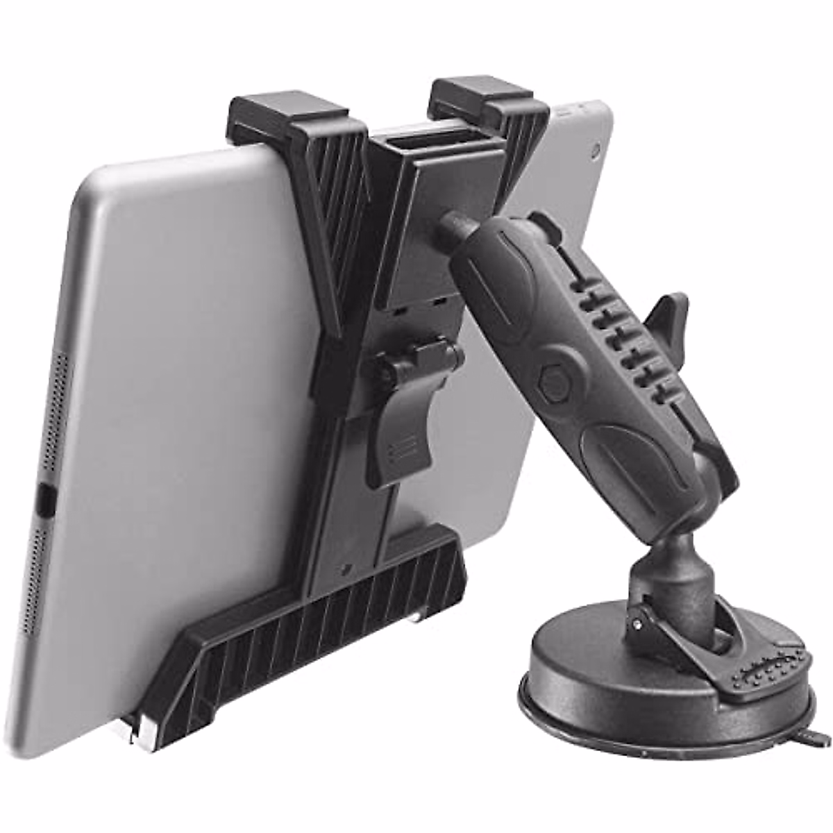 iBOLT Tabdock BizMount -Holder/Mount with suction cup base- for your windshield, Dashboard, or desk - compatible with all 7"-10" Tablets: iPad, Samsung Galaxy Tab, Google Nexus